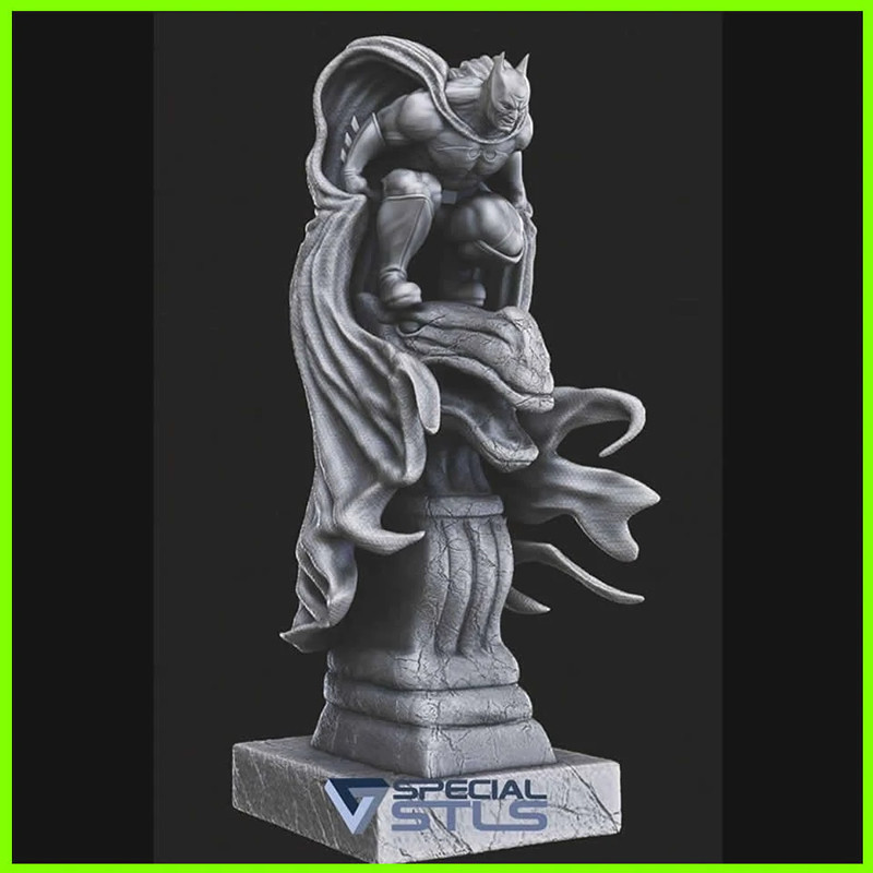 Batman on Hawk - STL File for 3D Print