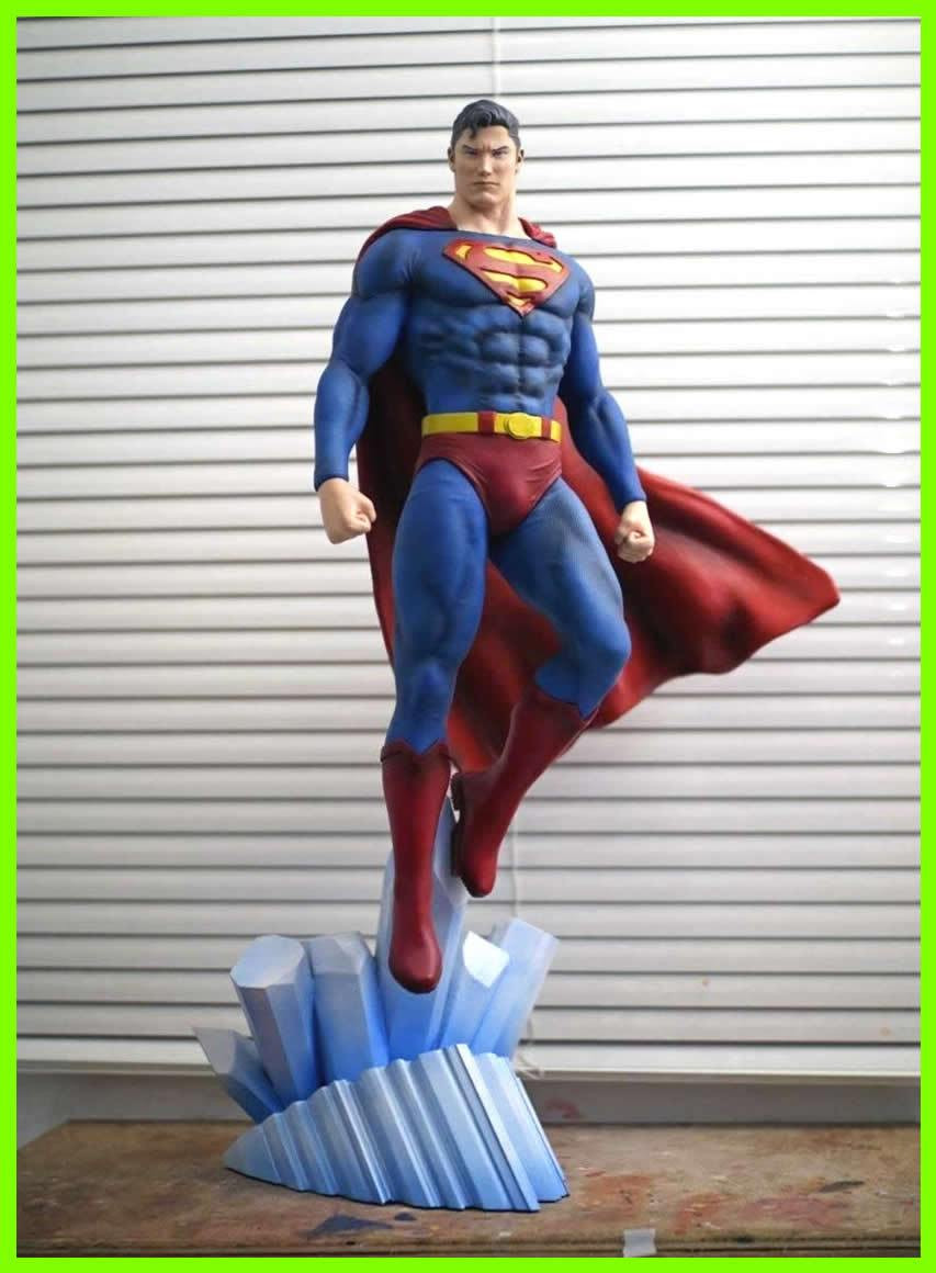 Superman Statue - STL File for 3D Print