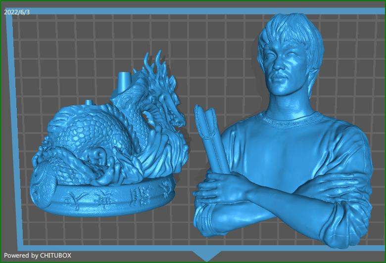 Bruce Lee Bust - STL File for 3D Print