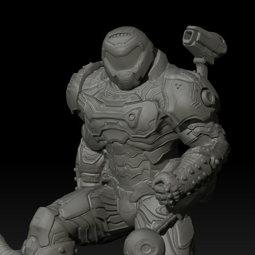 Doom Slayer - STL File for 3D Print