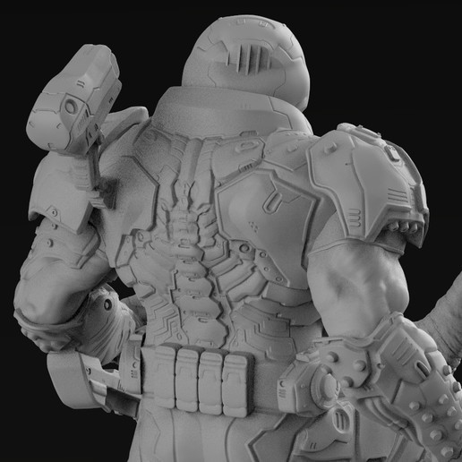 Doom Slayer - STL File for 3D Print