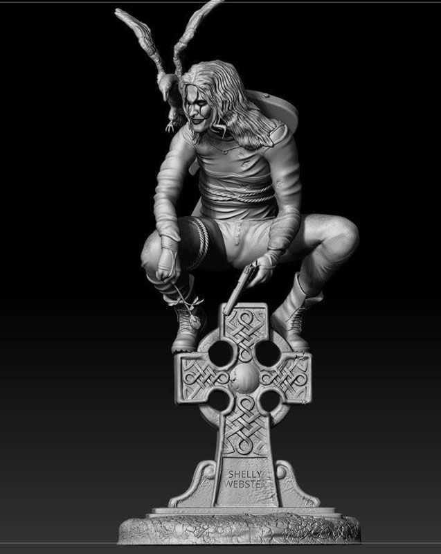 The Crow Brandon Lee - STL File for 3D Print