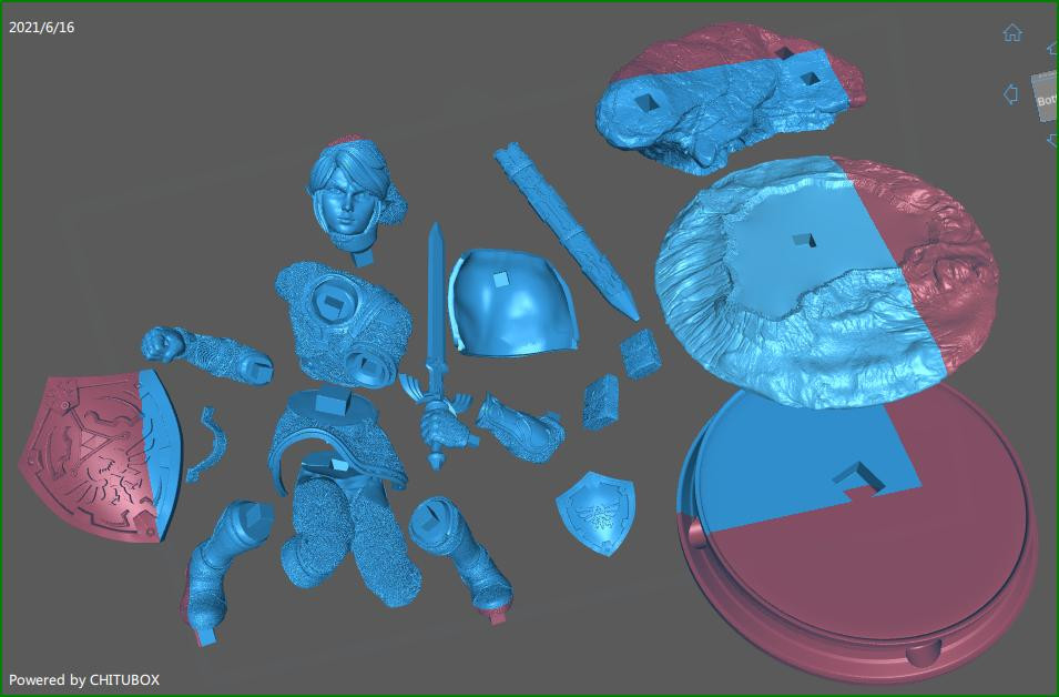 Link Zelda - STL File for 3D Print