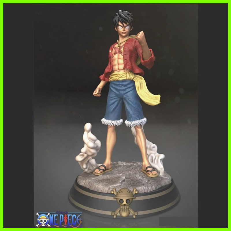 One Piece Monkey D Luffy Statue - STL File for 3D Print