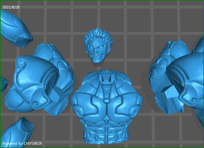 Asura Wrath Statue - STL File for 3D Print