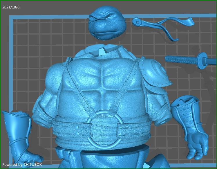 Teenage Mutant Ninja Turtle TMNT - STL File for 3D Print