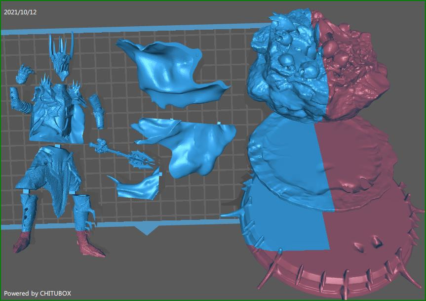 Sauron Lord of the Rings - STL File for 3D Print
