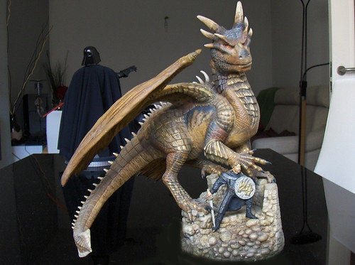 Draco the Dragonheart vinyl model kit figures