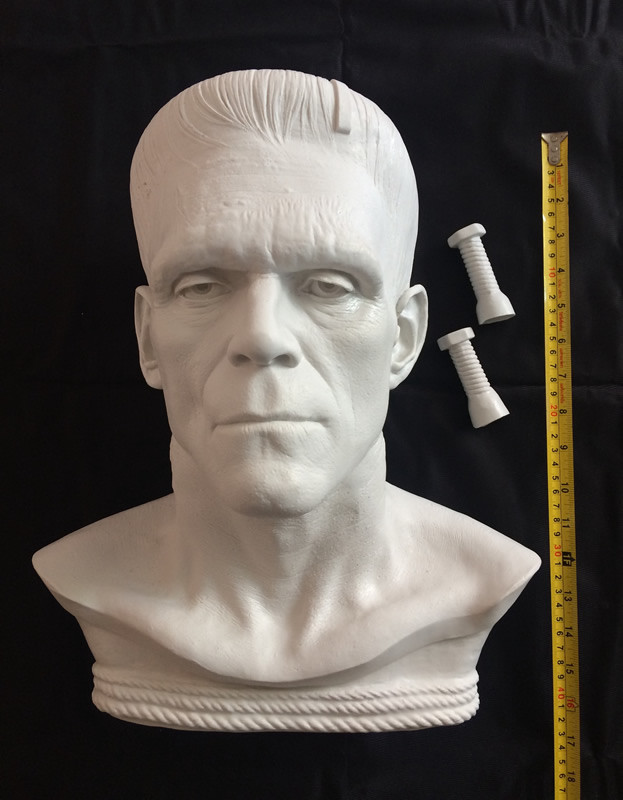 Frankenstein Boris Karloff Life Size Bust 1/1 vinyl model kit figures