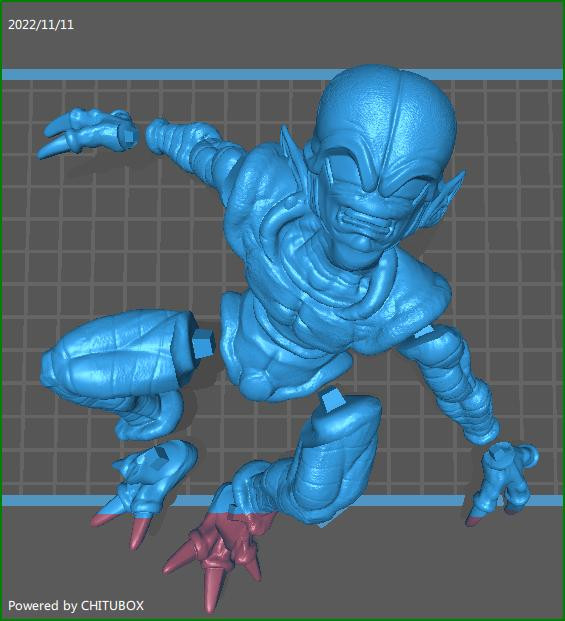 Krillin vs Saibamen Dragon Ball Z - STL File for 3D Print