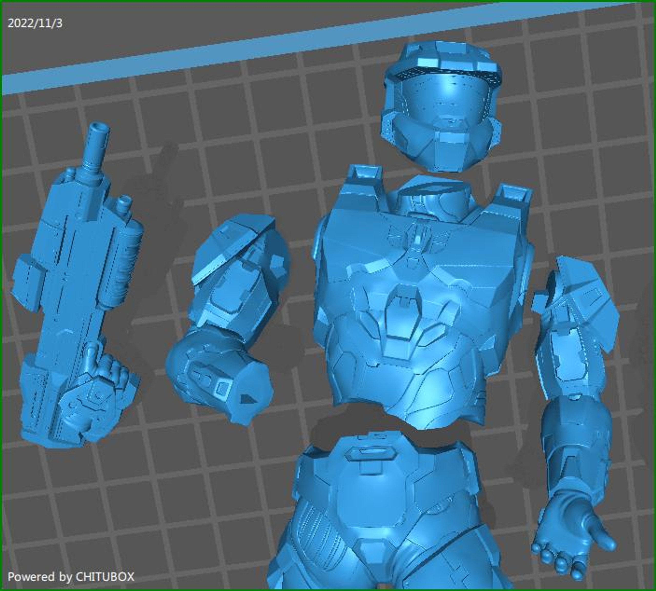 Halo The Master Chief - STL File for 3D Print