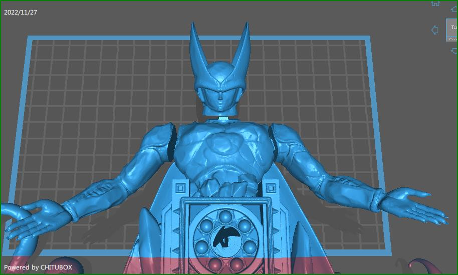 Vegeta on Throne Statue - STL File for 3D Print