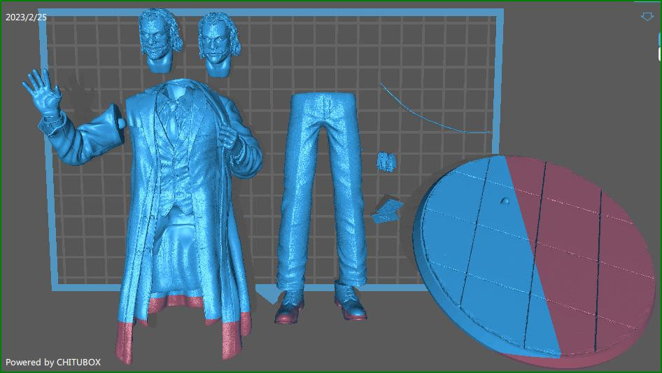 Joker The Dark Knight Statue - STL File 3D Print