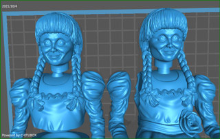 Annabelle Horror Statue - STL File for 3D Print