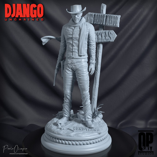Django Unchained Jamie Foxx Statue - STL File 3D Print