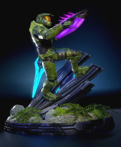 Master Chief Halo Infinite Statue - STL File 3D Print