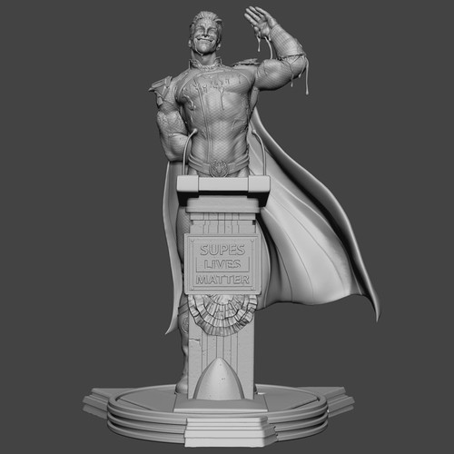 Homelander Statue - STL File 3D Print
