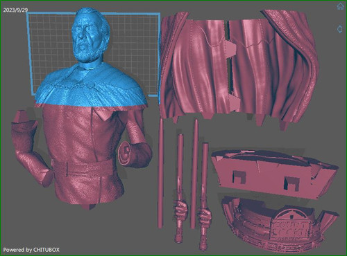 Count Dooku Star Wars Bust - STL File 3D Print