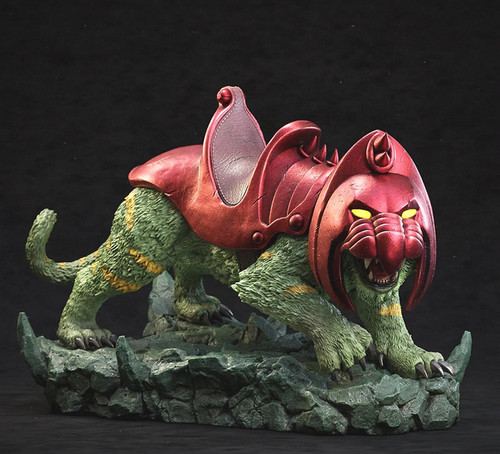 He-Man and Cringer Battle Cat Statue - STL File 3D Print
