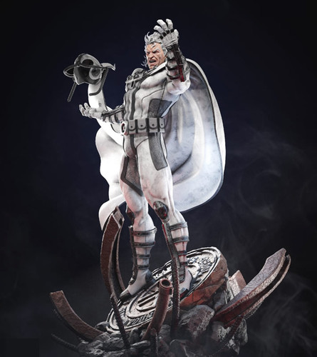 Magneto X-Force Statue - STL File 3D Print