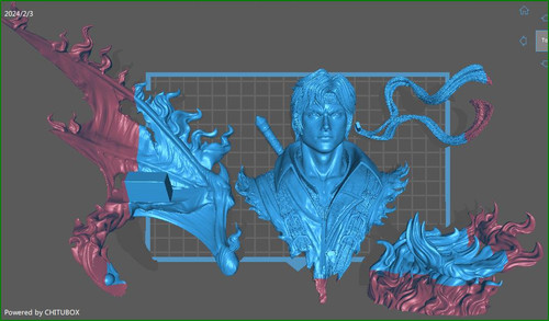 Richter Belmont Castlevania Bust - STL File 3D Print
