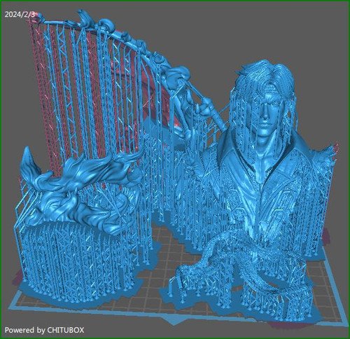 Richter Belmont Castlevania Bust - STL File 3D Print