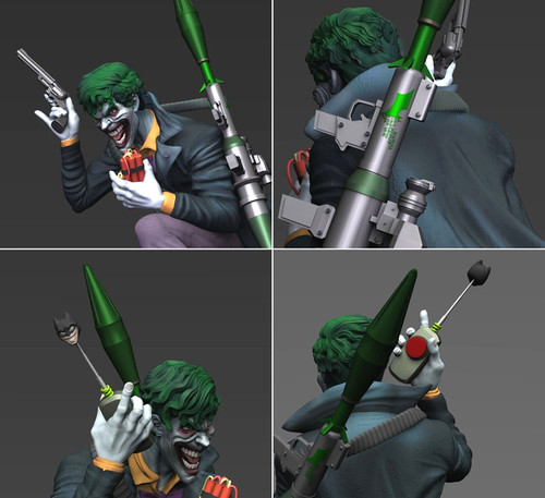 The Joker Batman DC Statue - STL File 3D Print