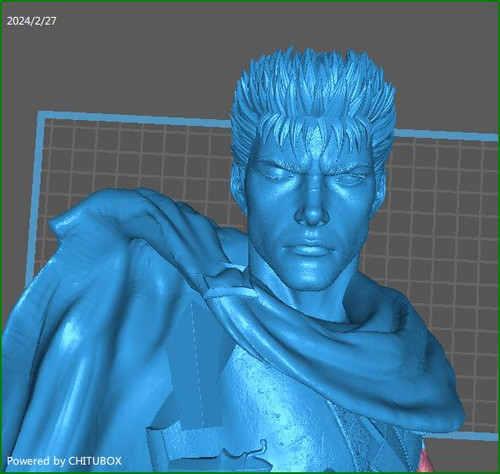 Guts Berserk - STL File 3D Print