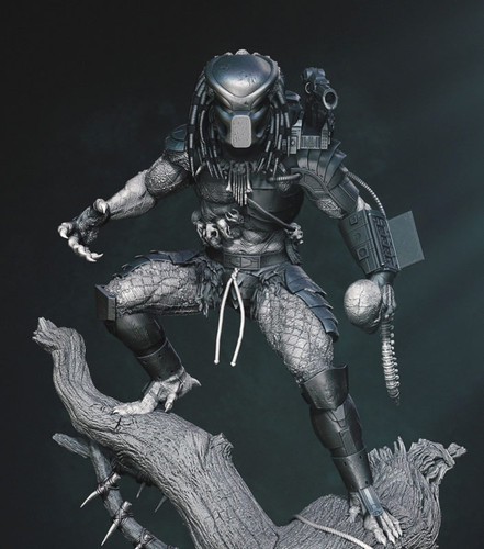 Predator vs Dutch Diorama - STL File 3D Print