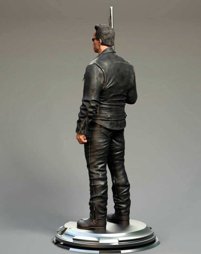 Terminator T800 Statue - STL File 3D Print