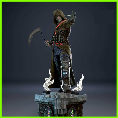 Scarecrow Batman Statue - STL File 3D Print