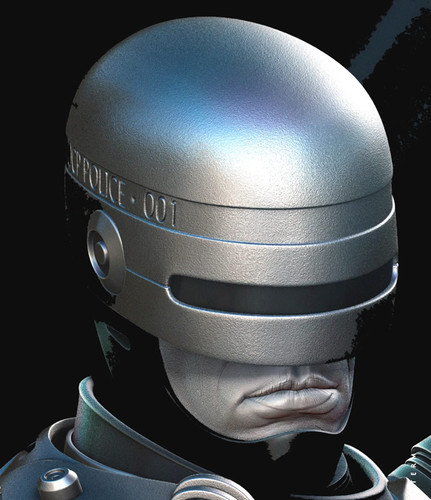 Robocop Statue - STL File 3D Print