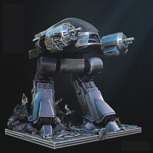 ED-209 Robocop Statue - STL File 3D Print