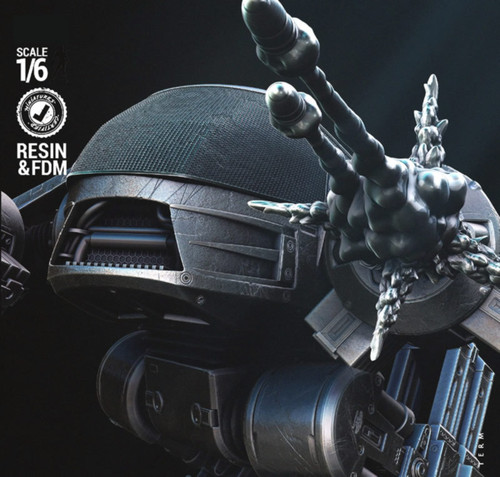 ED-209 Robocop Statue - STL File 3D Print