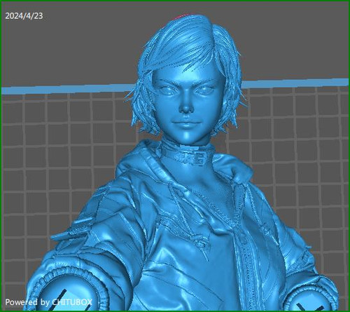 Reina Tekken Statue - STL File 3D Print