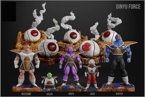Ginyu Force Dragon Ball Z Statue - STL File 3D Print