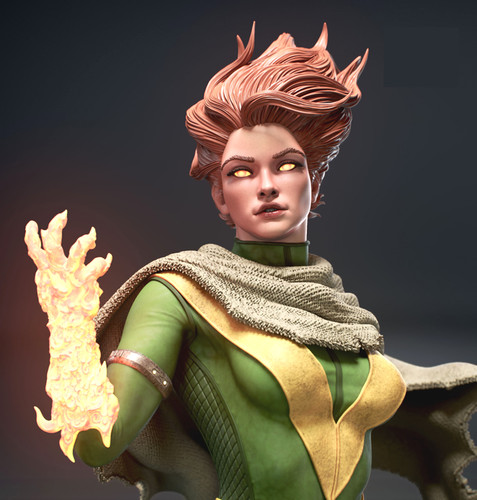 Hope Summers X-Men Statue - STL File 3D Print