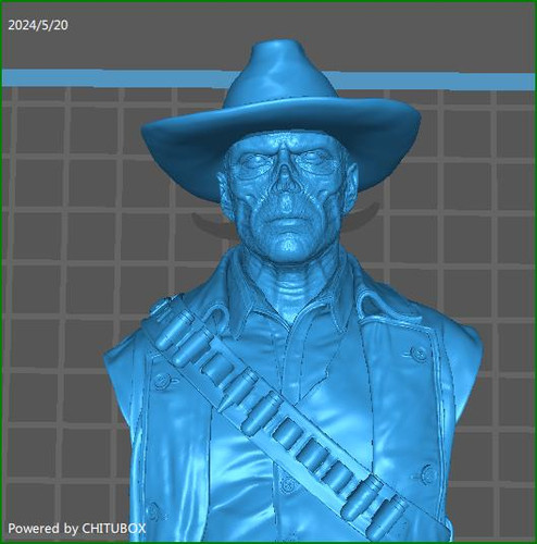 The Ghoul Fallout Statue - STL File 3D Print