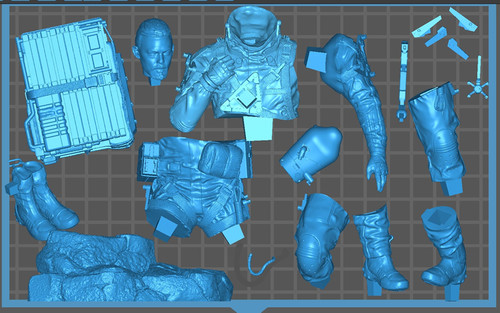 Sam Porter Death Stranding Statue - STL File 3D Print