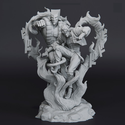 Dio Brando JoJo's Bizarre Adventure Statue - STL File 3D Print