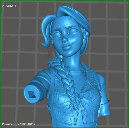 Leah Stardew Valley Statue - STL File 3D Print