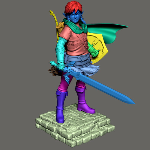 Link Zelda - STL File 3D Print