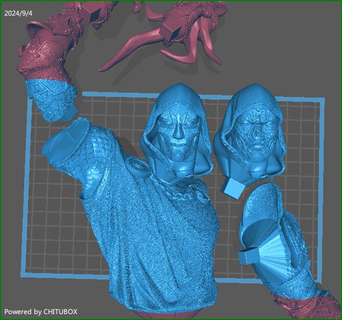 Dr Doom Statue - STL File 3D Print