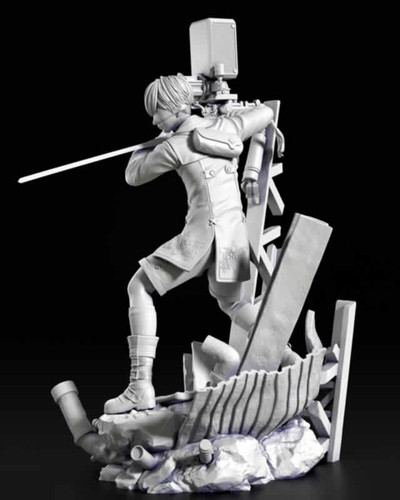 9S NieR Automata Statue - STL File 3D Print