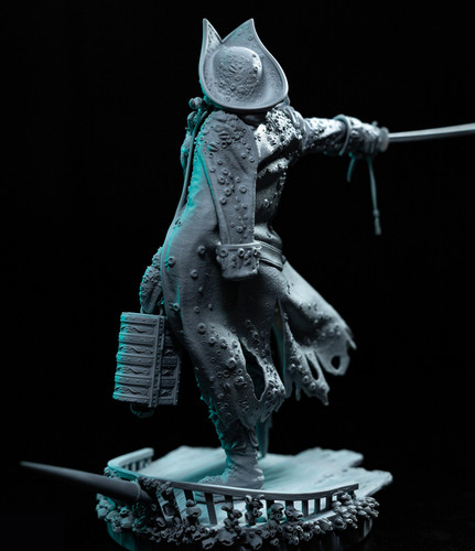 Davy Jones Pirates of the Caribbean Statue - STL 3D Print File