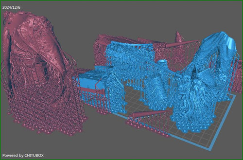 Davy Jones Pirates of the Caribbean Statue - STL 3D Print File