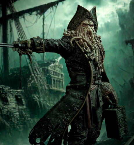 Davy Jones Pirates of the Caribbean Statue - STL 3D Print File