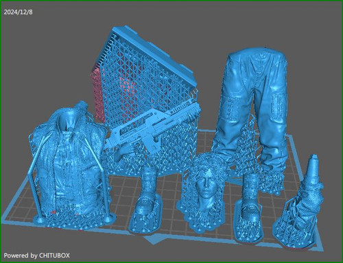 Ripley Alien Statue - STL File 3D Print