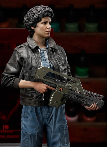 Ripley Alien Statue - STL File 3D Print