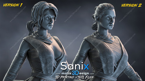 Rey Skywalker Star Wars - STL File for 3D Print